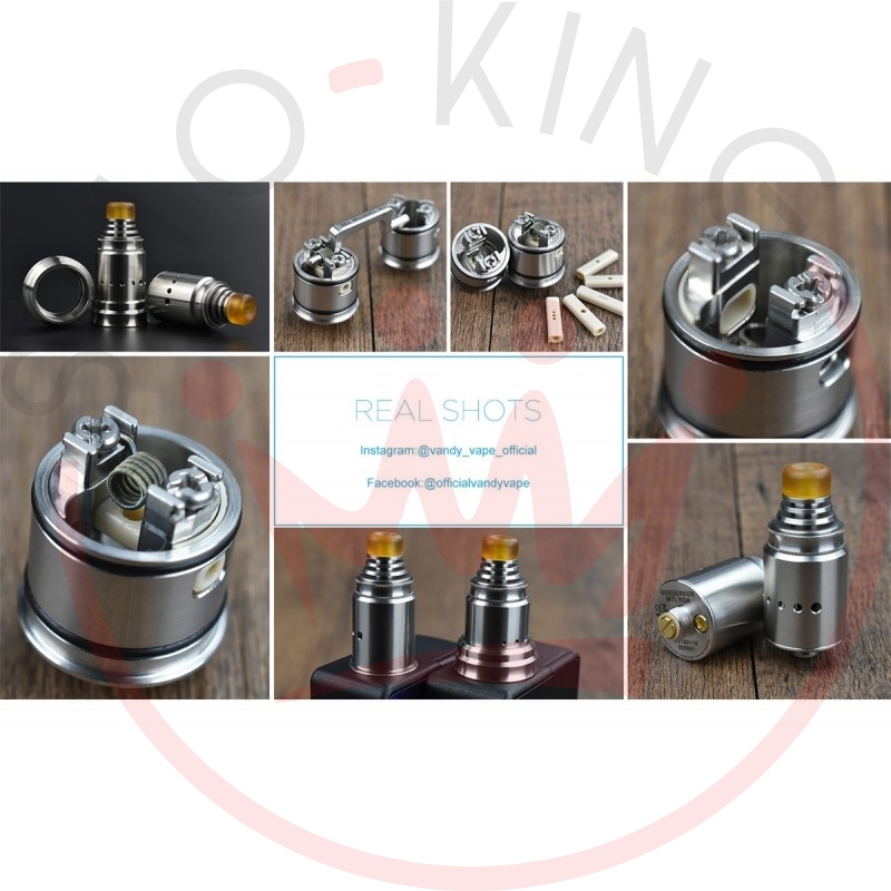 Vandy Vape Berserker MTL RDA BF 18mm Atomizzatore Black Smokingshop.it