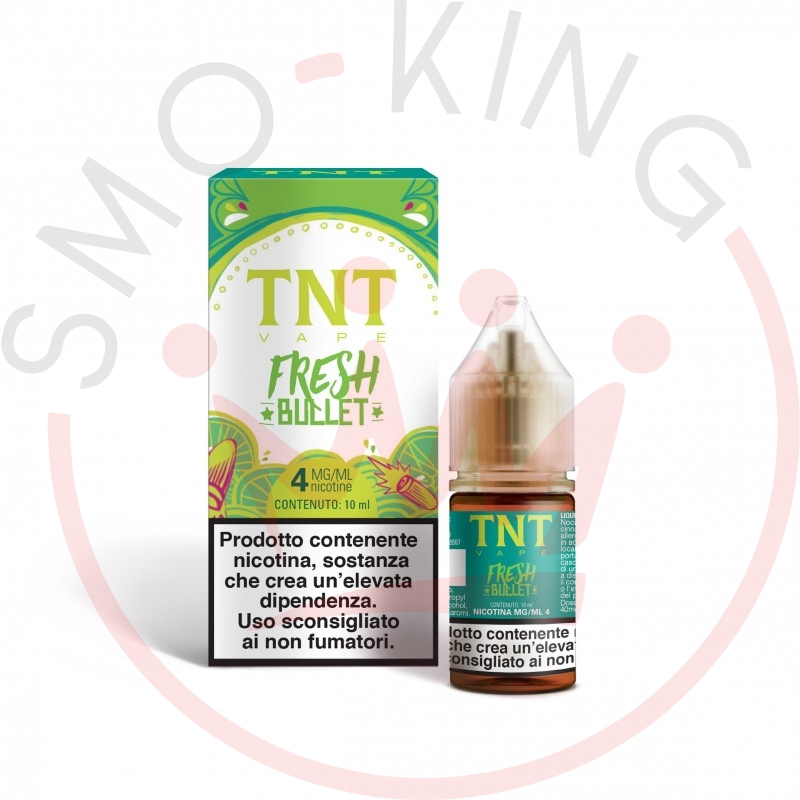 TNT Vape Fresh Bullet 10 ml Liquido Pronto Nicotina Smo-KingShop.it