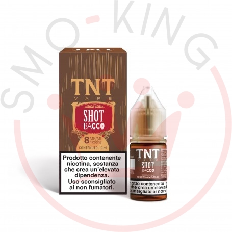 TNT Vape Shot Bacco 10 ml Liquido Pronto Nicotina Smo-KingShop.it