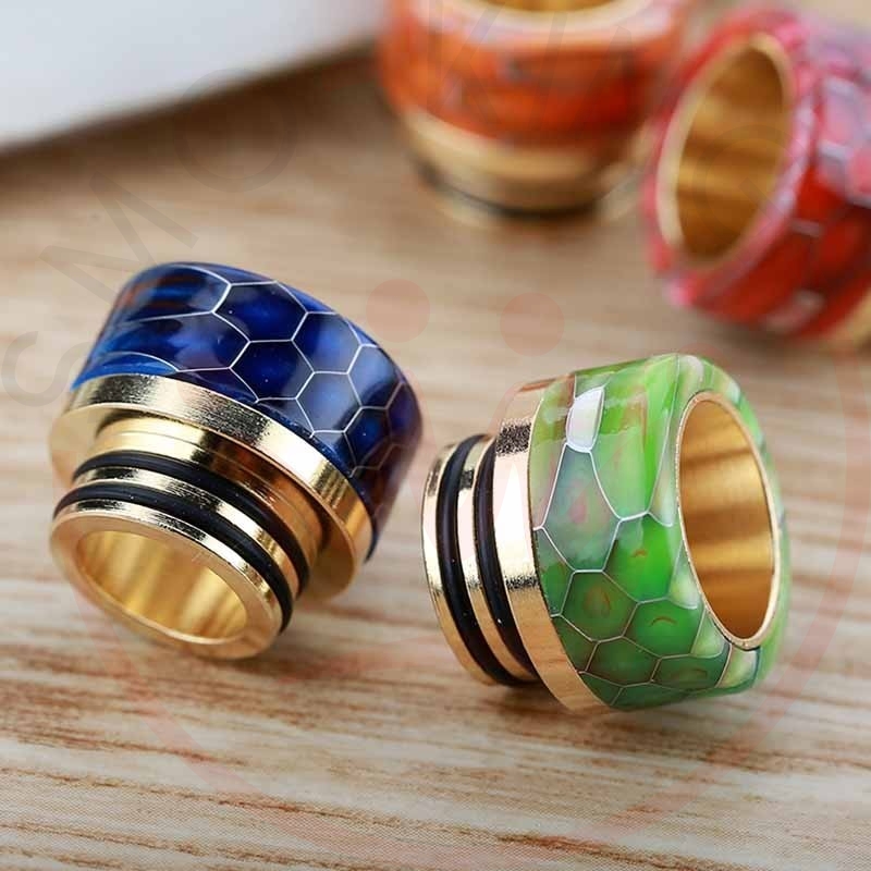 Drip Tip Cloud Chasing 810 Snake Gold (5) Smo-KingShop.it