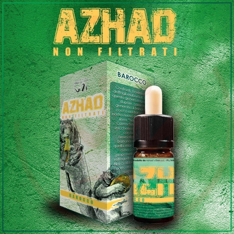 Azhad Unfiltered Flavored Barocco Aroma 10 ml Smo-KingShop.it