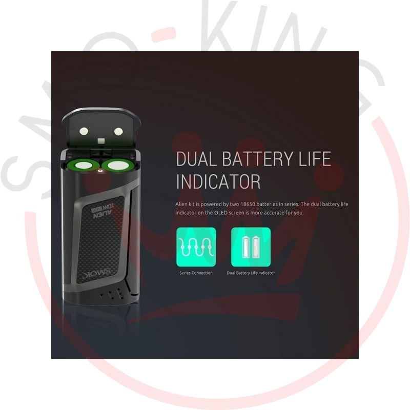 SMOK Alien 220w Body Battery Blackred