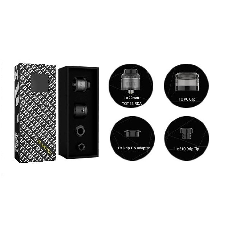 TOT 22 Atomizzatore RDA R-VAPE Smo-KingShop.it