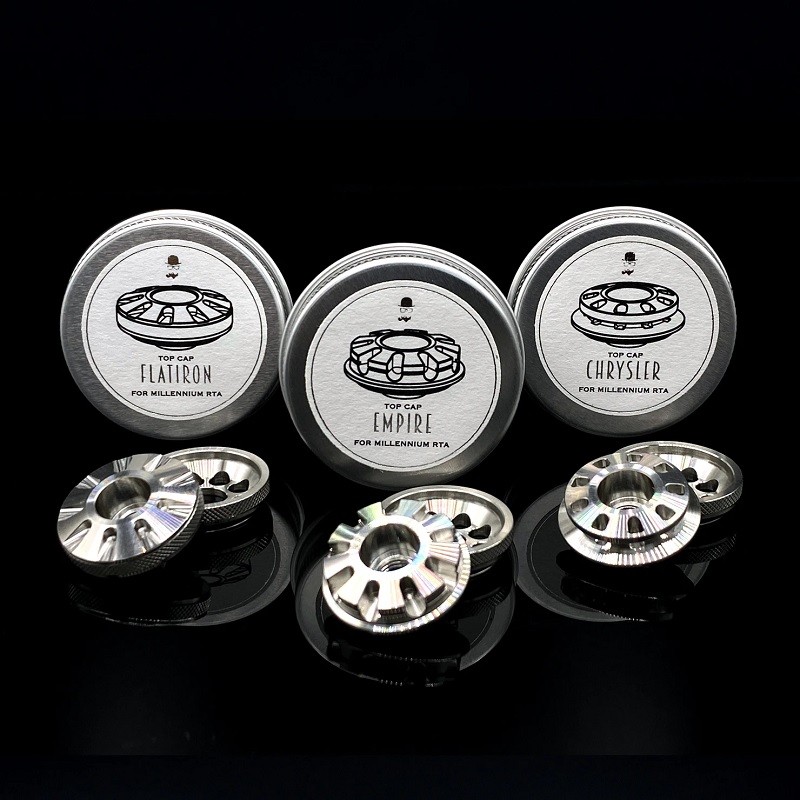 TOP CAP Millennium RTA THE VAPING GENTLEMEN CLUB Smo-KingShop.it