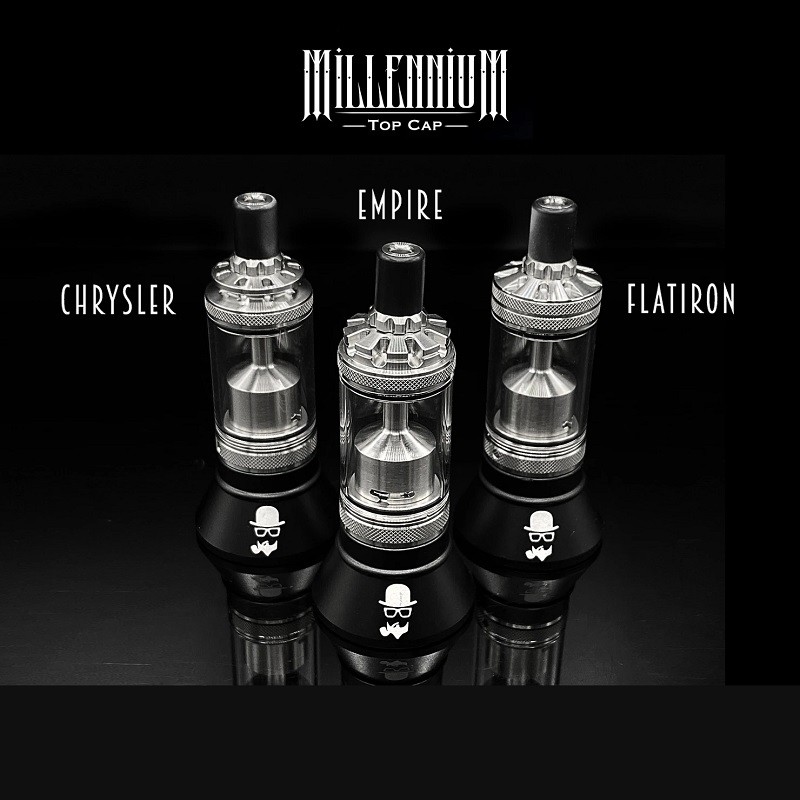 TOP CAP Millennium RTA THE VAPING GENTLEMEN CLUB Smo-KingShop.it