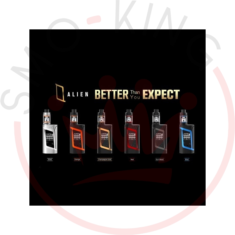 Smok Alien Box Mod Kit Tc 220w Con Tfv8 Baby Black/gold