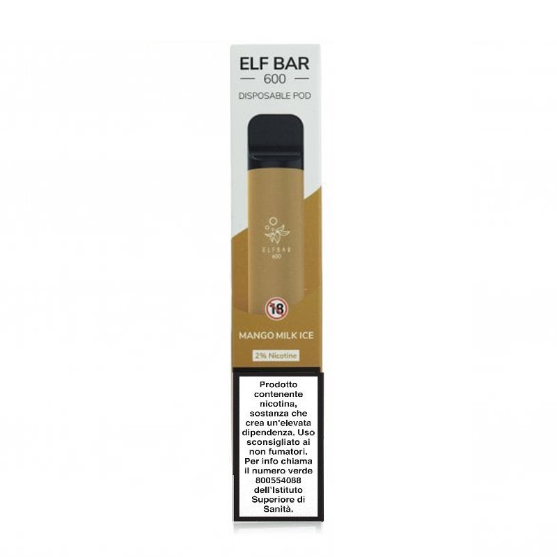 Elfbar 600 Mango Milk Ice Disposable Cigarette | Smo-kingShop.it