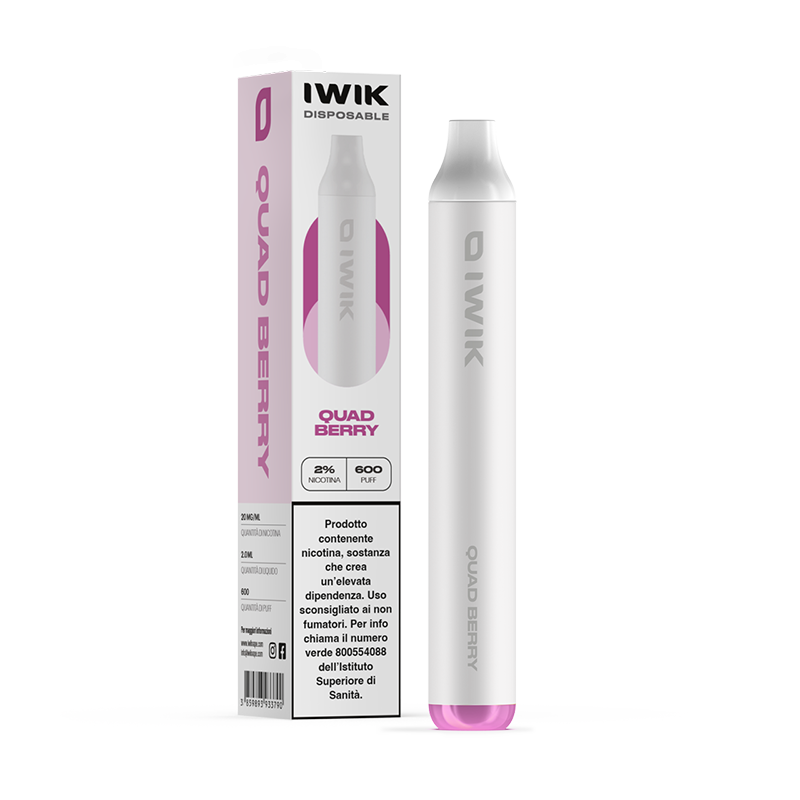 IWIK Quad Berry 400mAh Sigaretta Usa e Getta 600 Puff | Smo-KingShop
