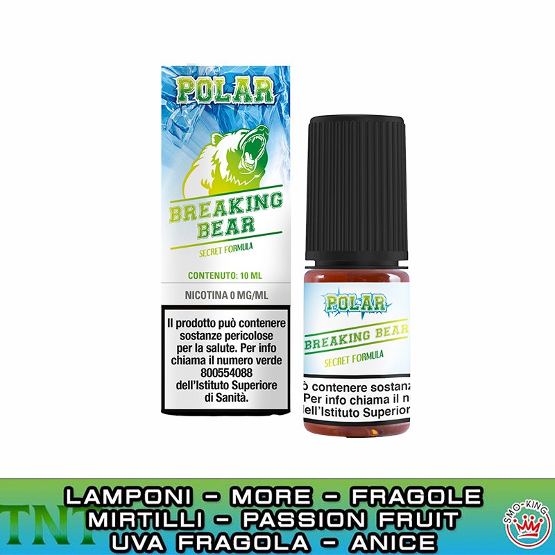 BREAKING BEAR Polar 10 ml Liquido Nicotina Tnt Vape | SmoKingShop