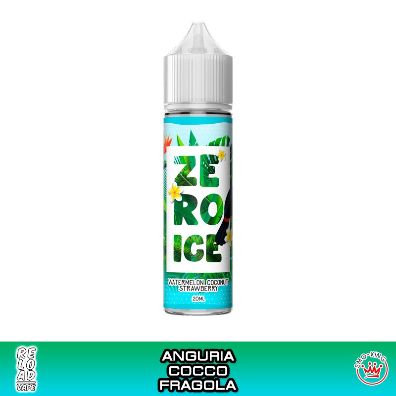 ZERO ICE Watermelon Coconut Strawberry Aroma 20 ml Reload Vape