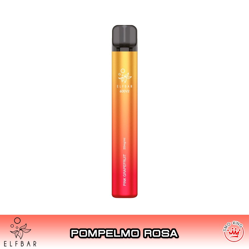 ELFBAR 600V2 PINK GRAPEFRUIT Disposable Cigarette