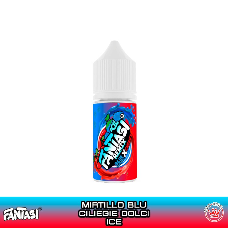 Blue Raspberry X Cherry ICE FANTASI REMIX Aroma Mini 10 ml Vape Juice