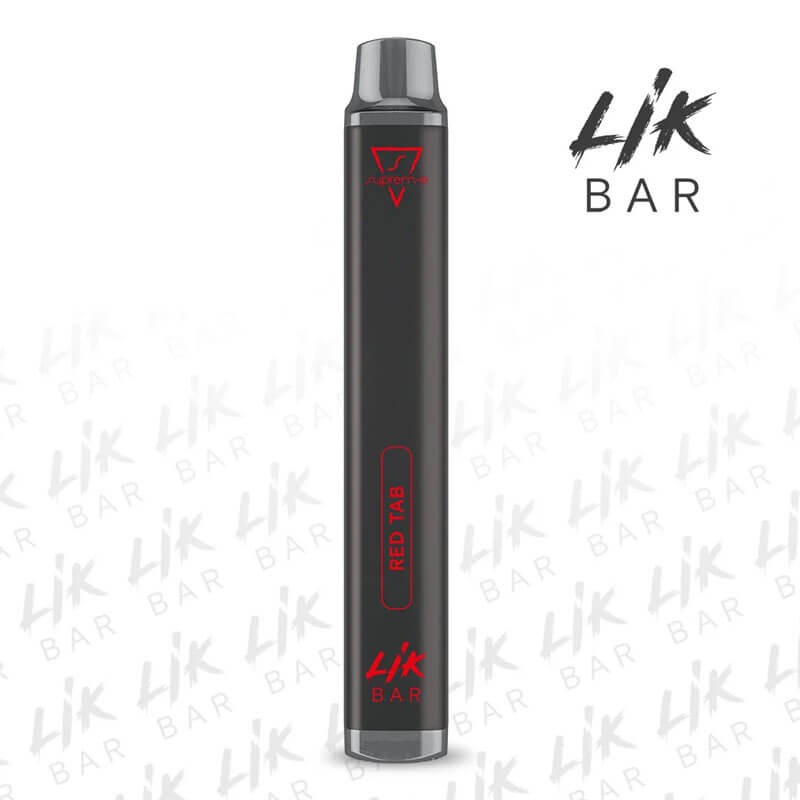 Lik Bar Red Tab 500mAh Disposable Cigarette 600 Puff Suprem-e