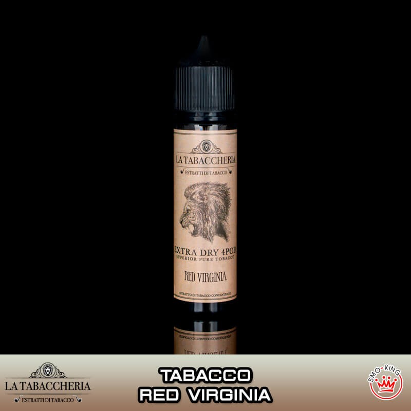 RED VIRGINIA Extra Dry 4Pod PURE TOBACCO Aroma 20 ml La Tabaccheria