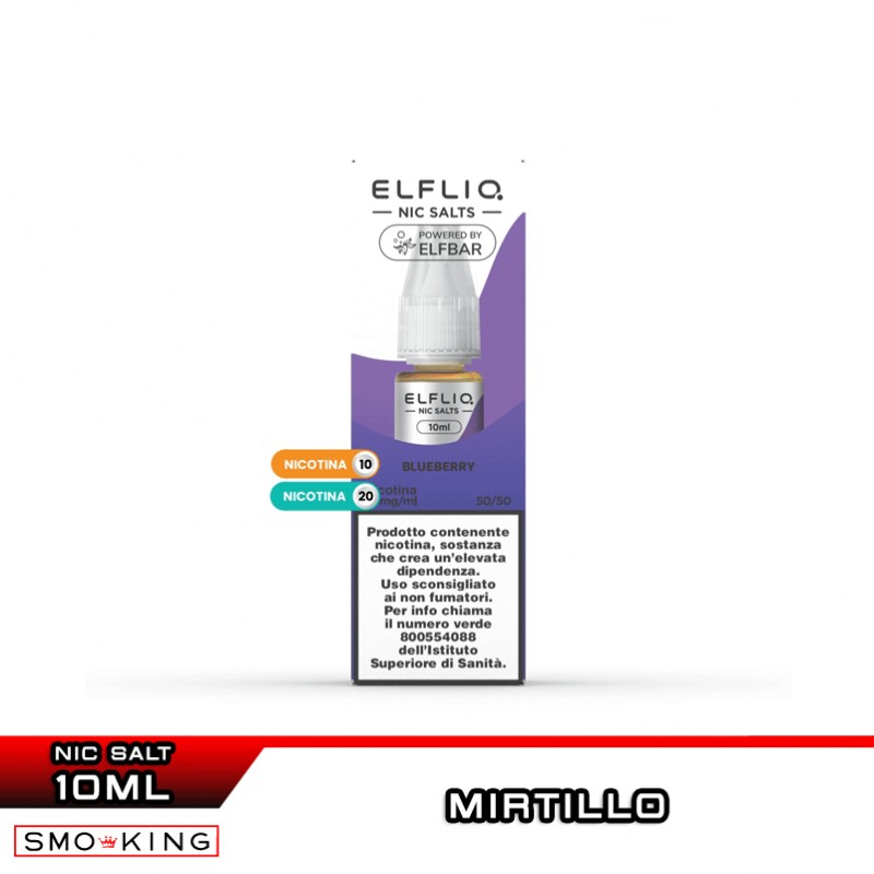 BLUEBERRY Nicotine Ready Liquid 10 ml Elfliq by ElfBar