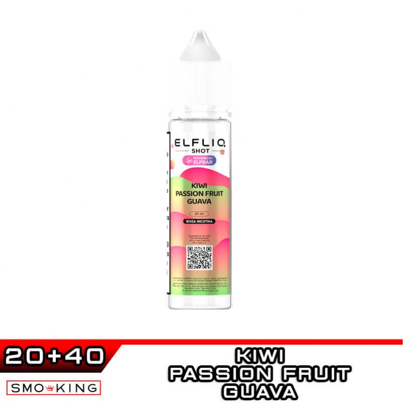 Elfliq KIWI PASSION FRUIT GUAVA Mix&Vape 20 ml Elfbar