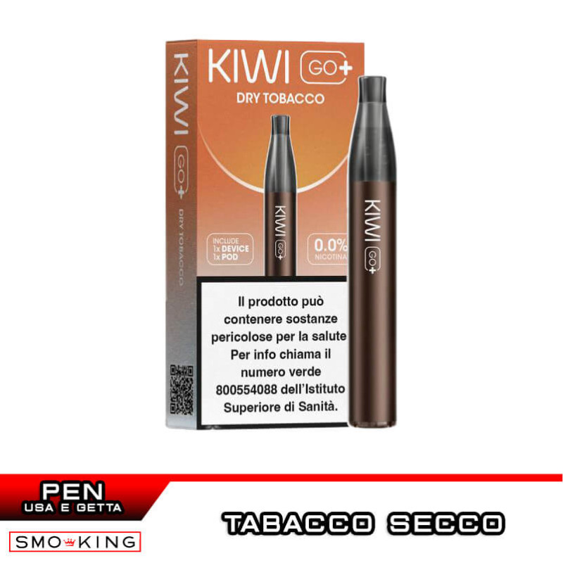 KIWI GO PLUS Starter Kit DRY TOBACCO Kiwi Vapor