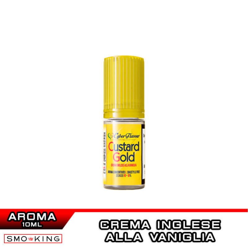 CUSTARD GOLD Aroma Concentrato 10ml Cyber Flavour