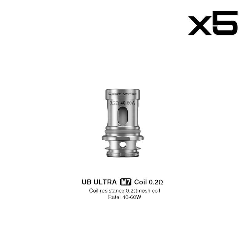 UB ULTRA COIL Replacement Coils LOST VAPE 5 Pieces