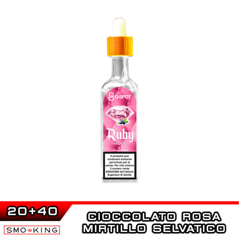 RUBY THE ORIGIN Super Premium Aroma Shot 20 ml G-Spot VETRO
