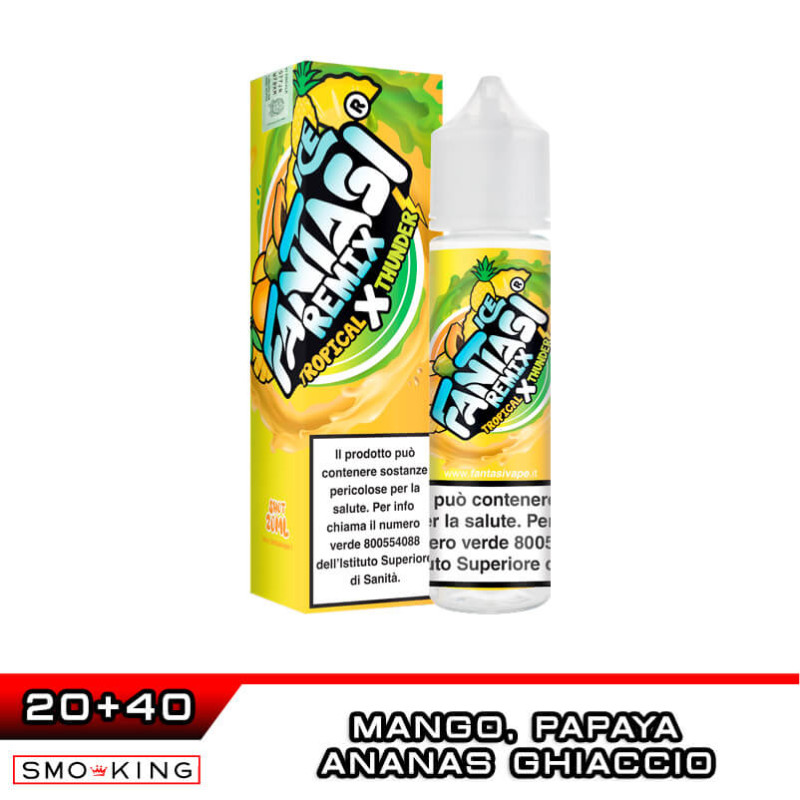 TROPICAL X THUNDER Ice Fantasi Remix Aroma Shot 20 ml VAPE JUICE