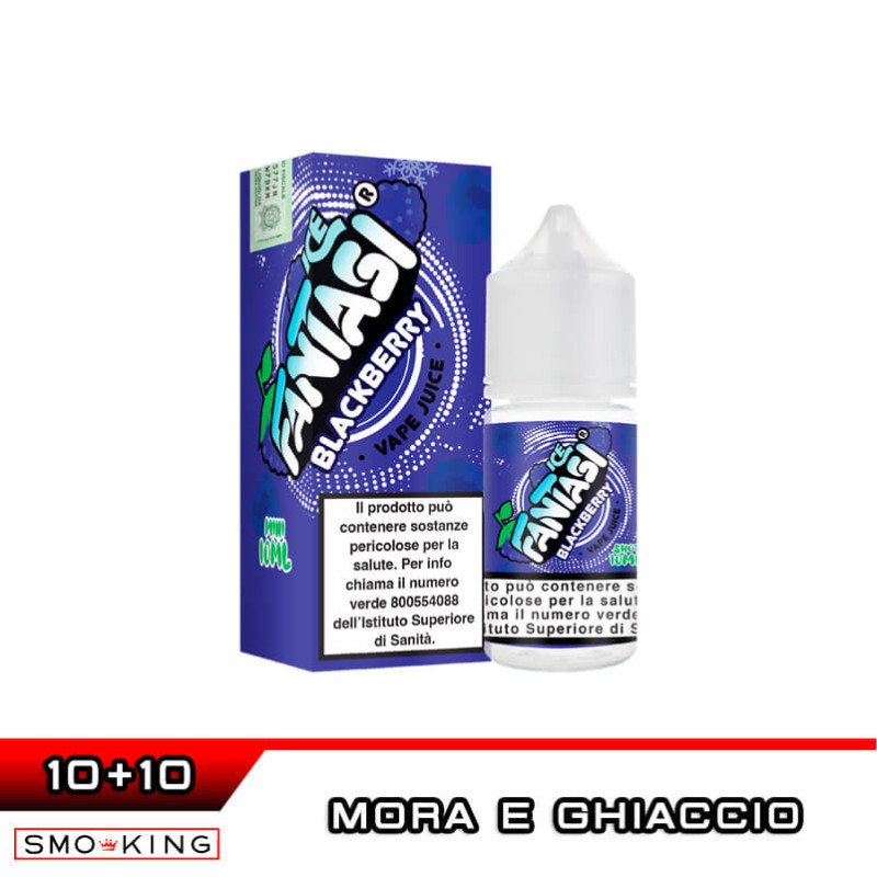 BLACKBERRY ICE FANTASI Mini Shot 10+10 ml Vape Juice