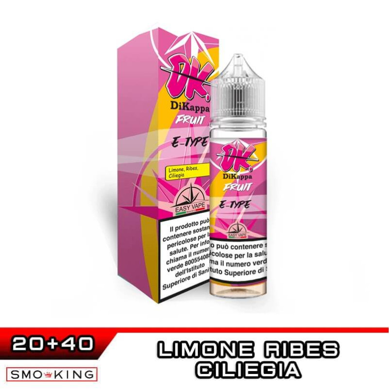 E-TYPE DK Fruit Aroma Shot 20+40 ml Easy Vape