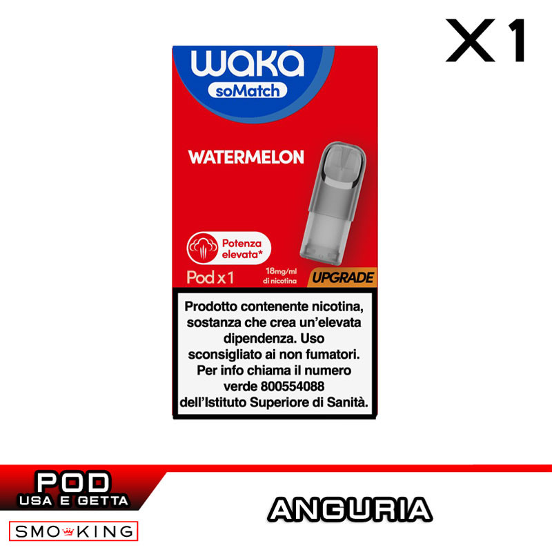 WATERMELON WAKA SoMatch Mini Pod Usa e Getta 2 ml RELX 1 Pezzo