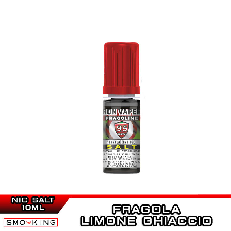 FRAGOLIME Sali di Nicotina 10 ml Iron Vaper by TOB