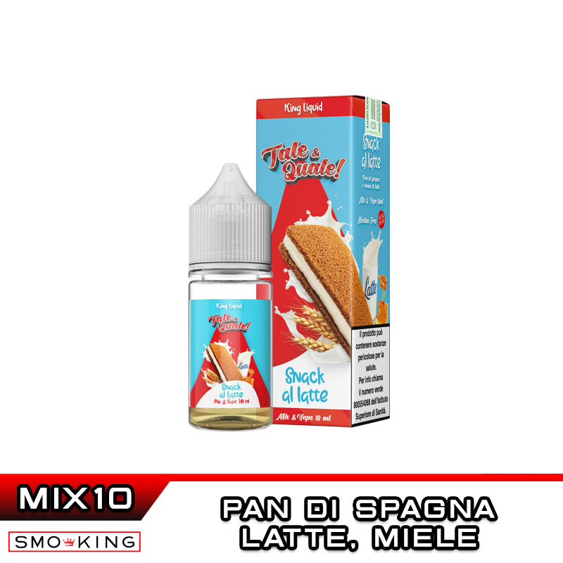 TALE & QUALE Snack al Latte Mix&Vape 10+10 ml King Liquid