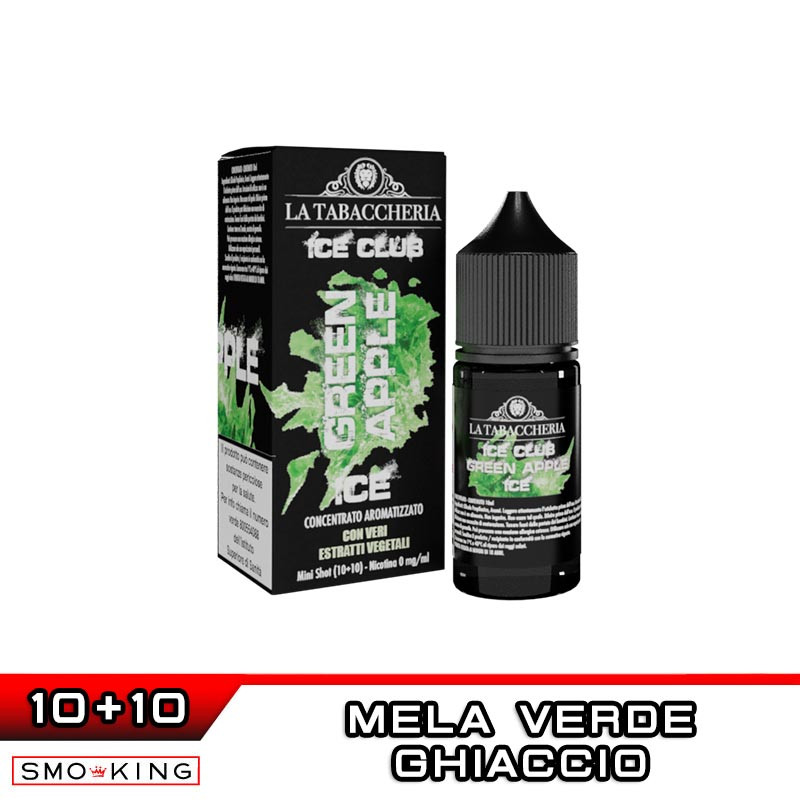 Ice Club GREEN APPLE ICE Mini Shot 10+10 ml La Tabaccheria