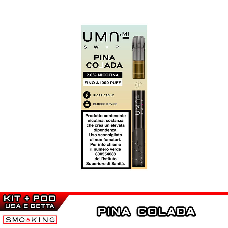 UMA SWAP Kit + Pod PINA COLADA UMA.mi | Smo-kingShop
