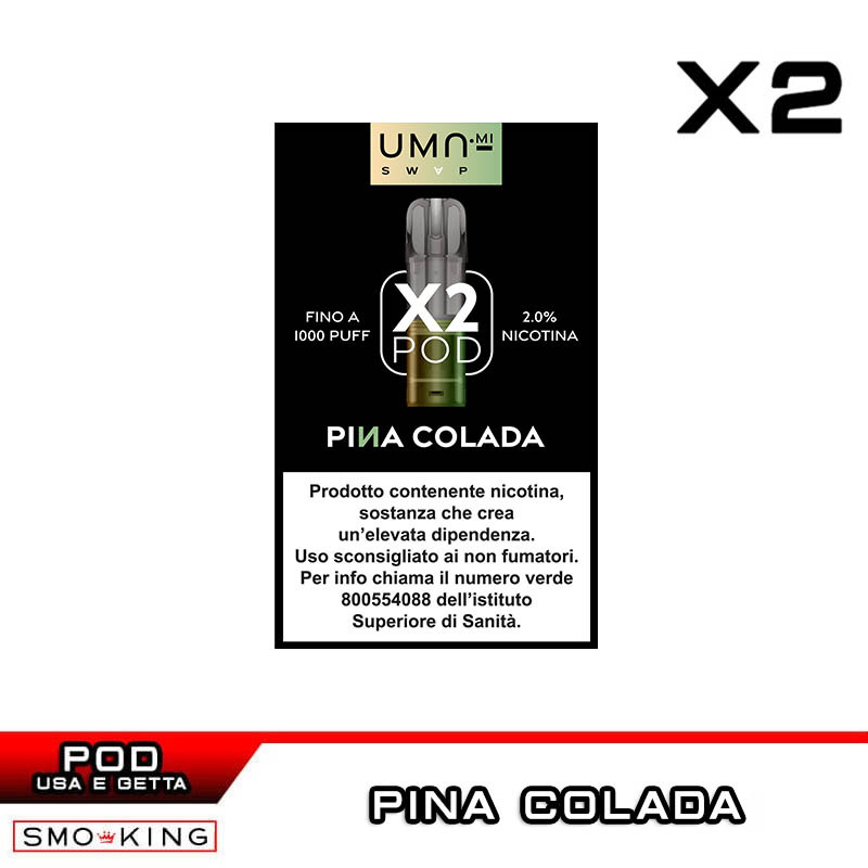 UMA.mi PINA COLADA Prefilled Pod 2ml - 2pc | Smo-king