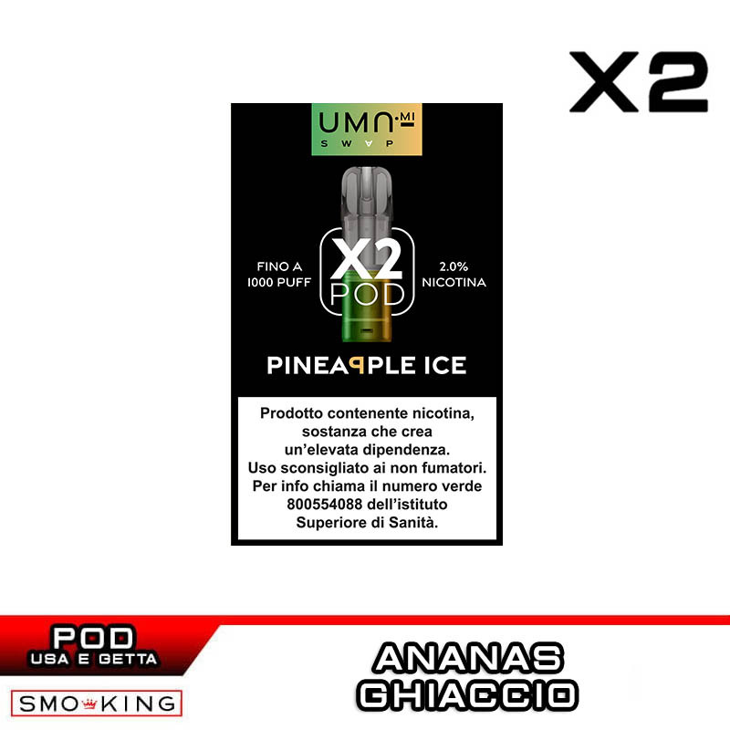 UMA.mi PINEAPPLE ICE Pod Precaricate 2ml - 2 pz | Smo-king