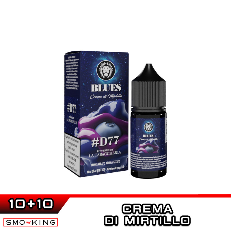 BLUES Mini Shot 10+10 ml D77 Powered by LA TABACCHERIA