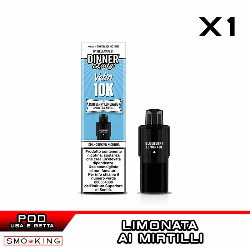 VELTO K10 DISPOSABLE POD BLUEBERRY LEMONADE | Dinner Lady