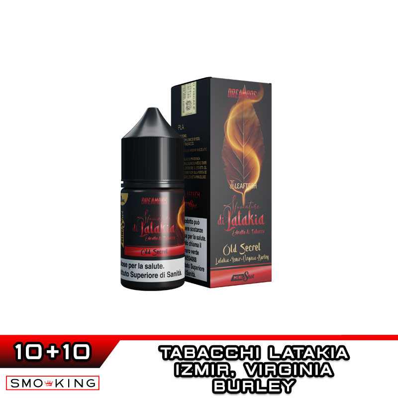 OLD SECRET Sfumature di Latakia Mini Shot 10 ml | Dreamods