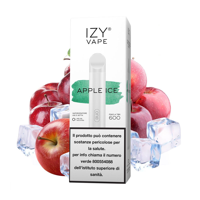 Izy One Apple Ice 400mAh Disposable Cigarette 600 Puff | Smo-KingShop