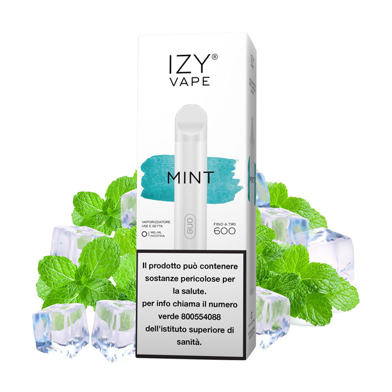 Izy One Mint 400mAh Sigaretta Usa e Getta 600 Puff | Smo-KingShop.it