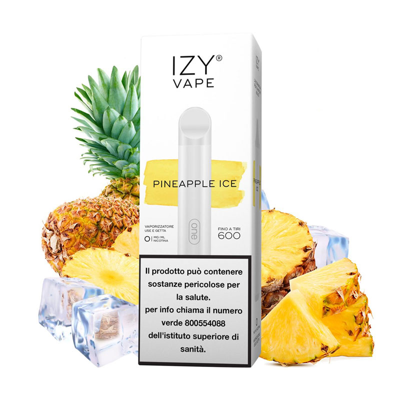 Izy One Pineapple Ice 400mAh Disposable Cigarette 600 Puff | Smo-King
