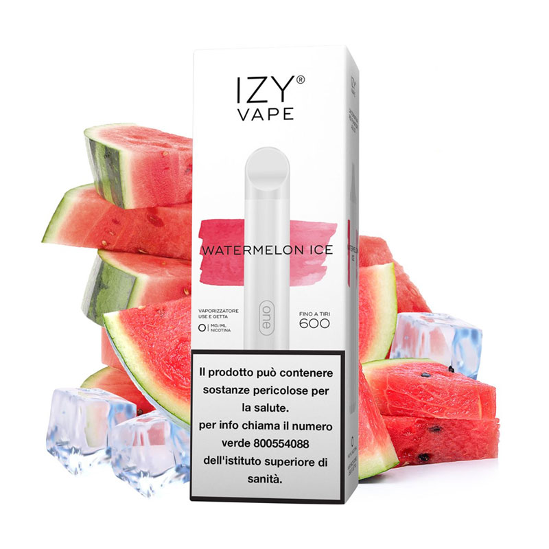 Izy One Watermelon Ice 400mAh Sigaretta Usa e Getta 600 Puff | Smo-King