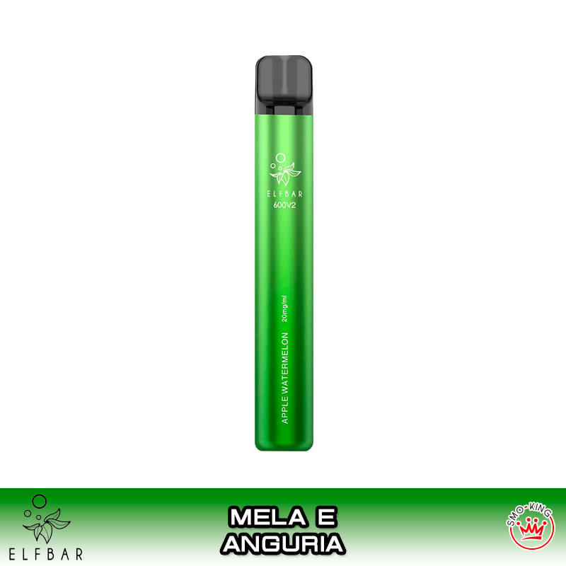 ELFBAR 600V2 APPLE WATERMELON Disposable Cigarette