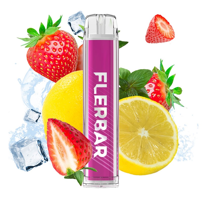 Flerbar 500mAh Strawberry Lemonade Disposable Cigarette Smo-kingShop.it