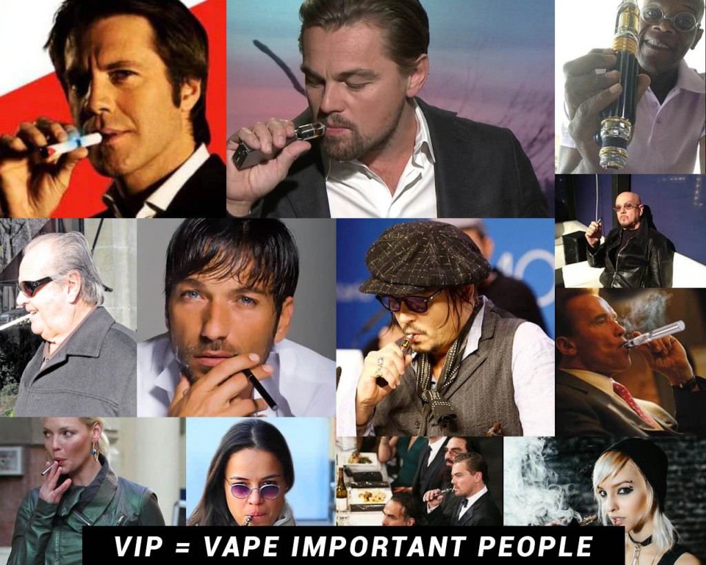Vaping Actors and VIP